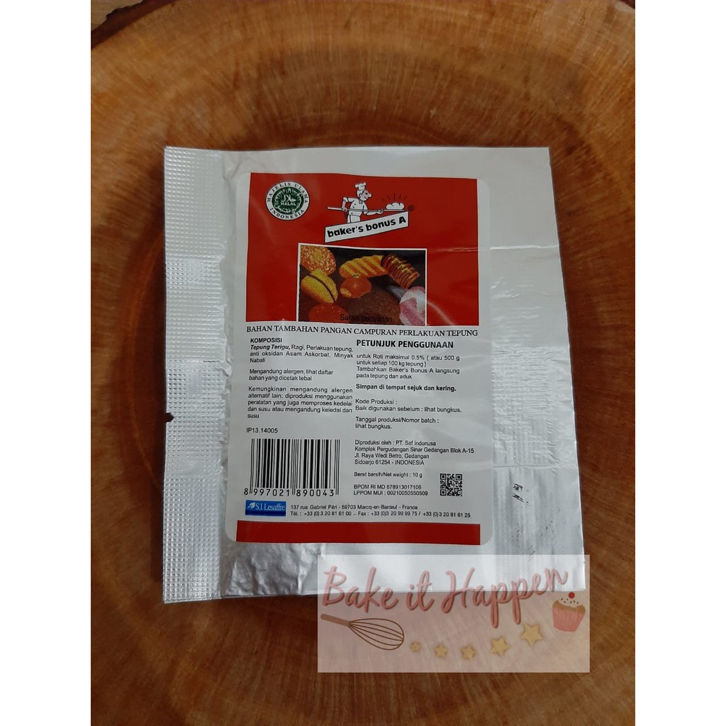Jual BAKER'S SAF PENGEMBANG ROTI (BREAD IMPROVER BAKERS BONUS A ...