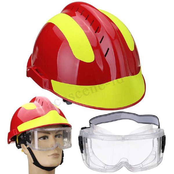 Jual Helm Pemadam Kebakaran - Fire Helmet lengkap Kacamata Google ...