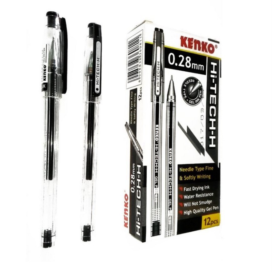 Jual Pulpen Gel Hi-Tec-H KENKO/Gel PEN Hi-TECH 0.28mm 1 pcs | Shopee Indonesia
