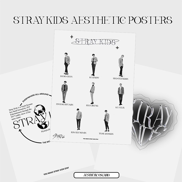 Jual STRAY KIDS minimalist poster A4 21x30cm | Shopee Indonesia