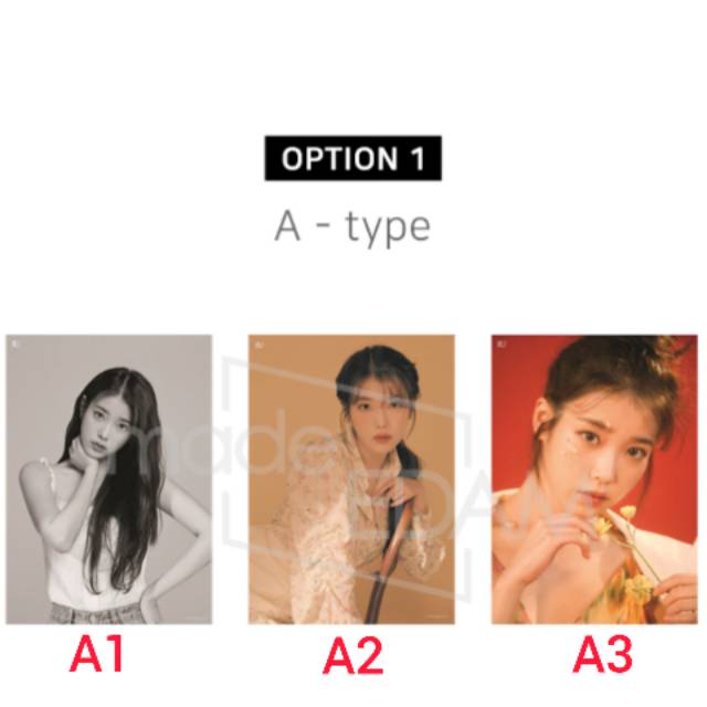 Jual IU Official Merchandise - Poster Type A | Shopee Indonesia