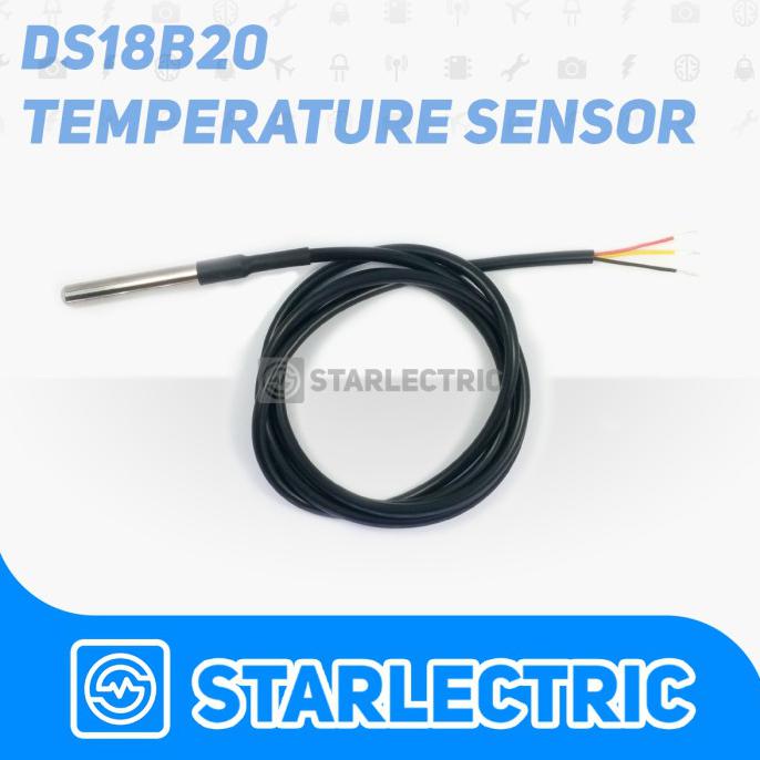 Jual Ds18B20 Temperature Sensor / Sensor Suhu - Waterproof Starel54 ...