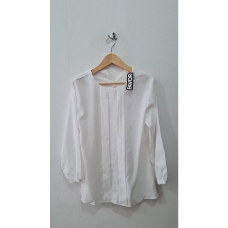 Jual White Blouse (Blouse Putih Wanita) | Shopee Indonesia