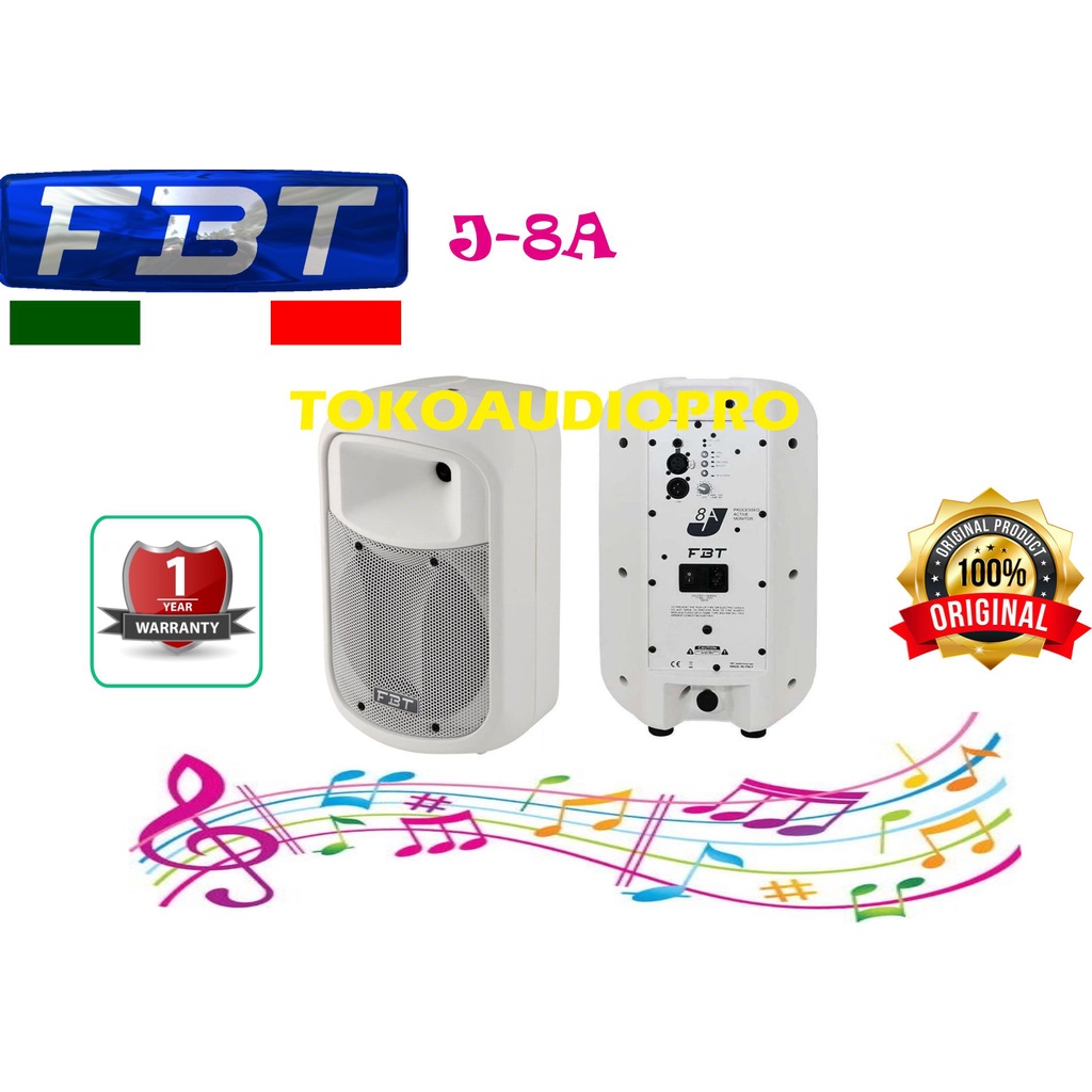 Jual Speaker FBT J8A 8" + 1" Active Speaker Aktif Original | Shopee ...