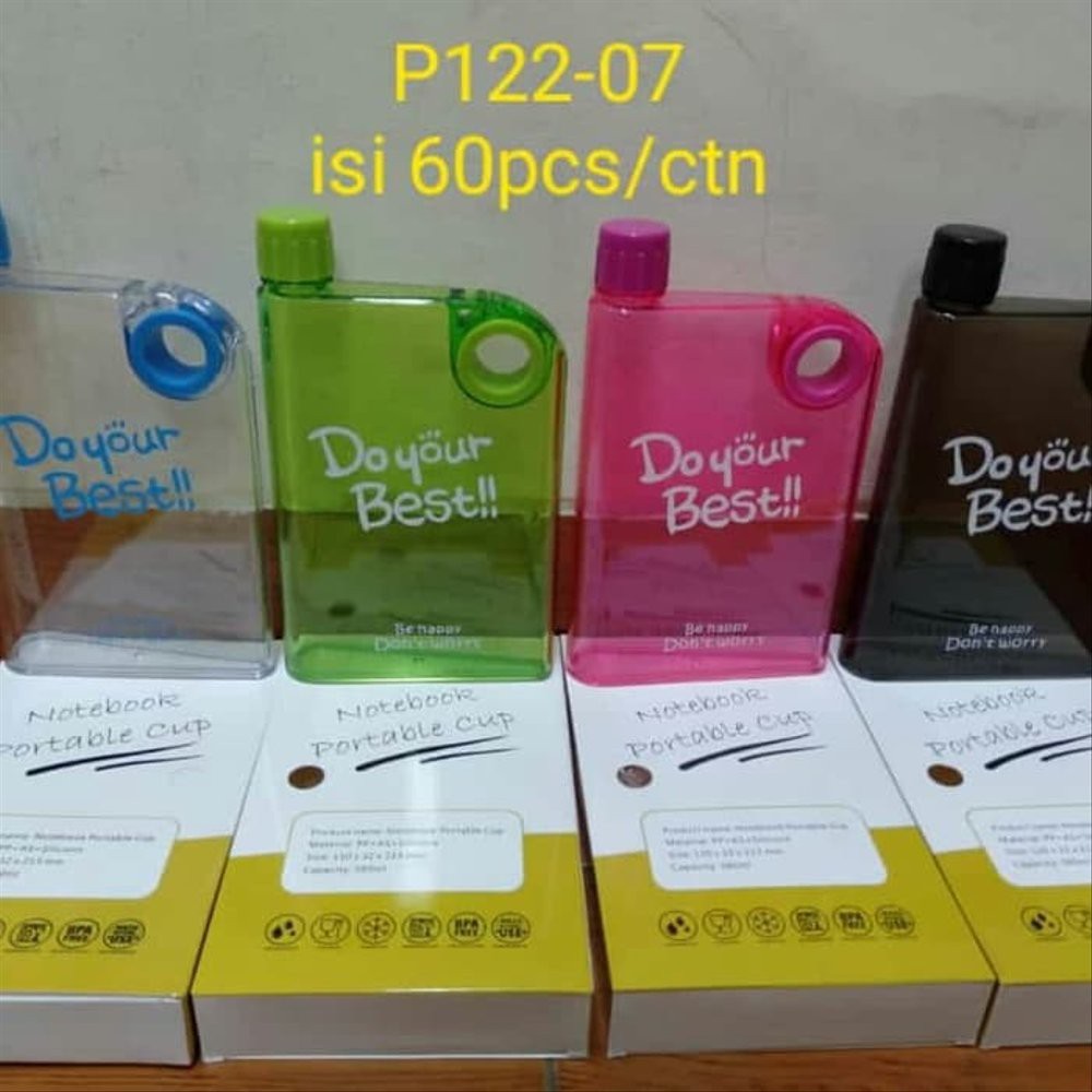 Jual Unik Botol Bening Do Your Best Memo Bottle A5 Slim 420 Ml Botol Air Minum Murah | Shopee ...