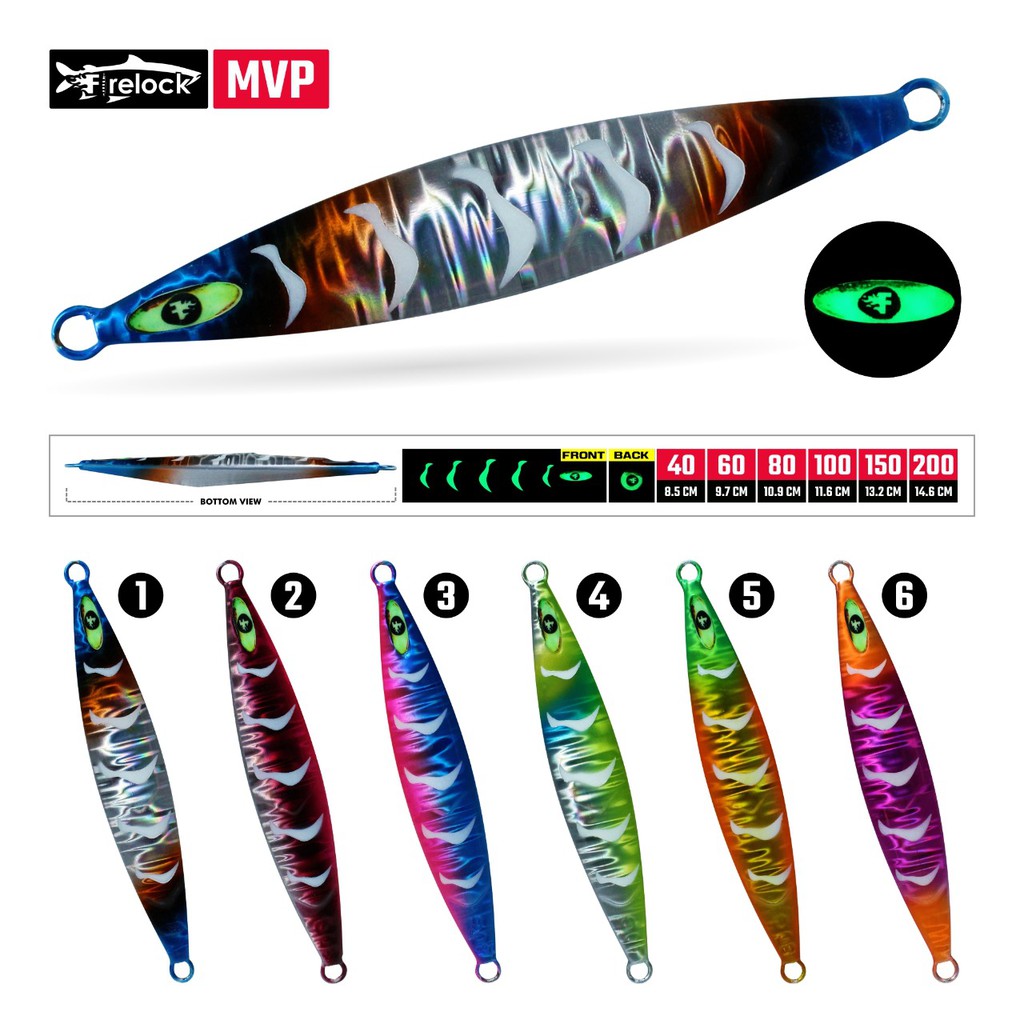 Jual UMPAN PANCING METAL JIG FIRELOCK MVP 40gram - 60gram - 80gram | Shopee Indonesia