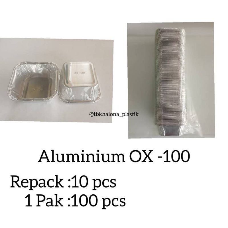 Jual Aluminium Foil OX 100 (per 100pcs) | Shopee Indonesia