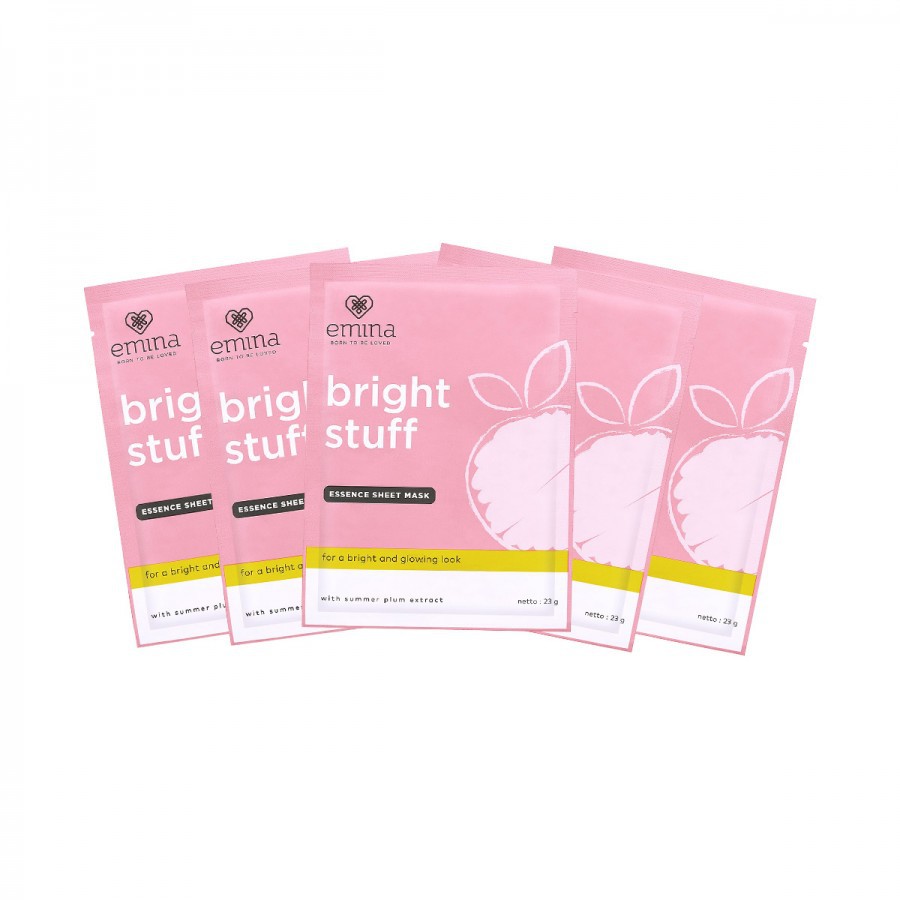 Jual EMINA BRIGHT STUFF SHEET MASK 23G | Shopee Indonesia