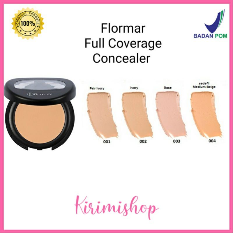 Jual Flormar Full Coverage Concealer Original 100% | Shopee Indonesia