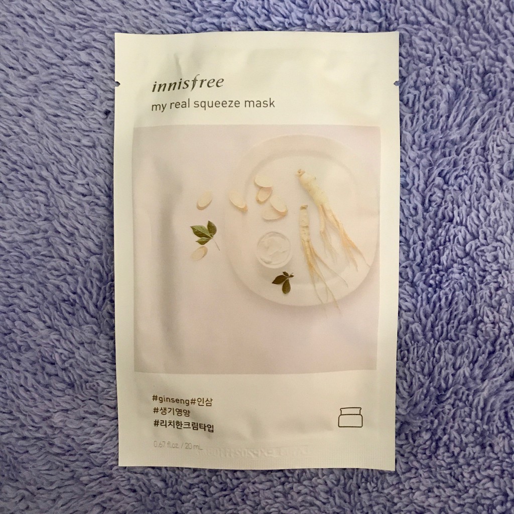 Jual Innisfree My Real Squeeze Mask / Masker Wajah / Sheet Mask | Shopee Indonesia