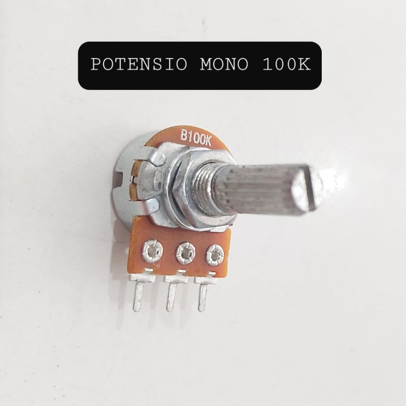 Jual Potensio MONO 100K Potensiometer Linear 100 K B100K | Shopee Indonesia
