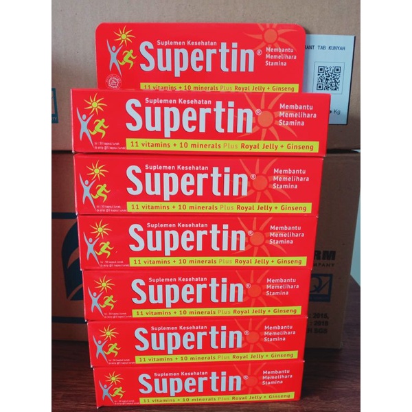 Jual Supertin Multivitamin Vitamin C 100mg Isi 30 Kapsul | Shopee Indonesia