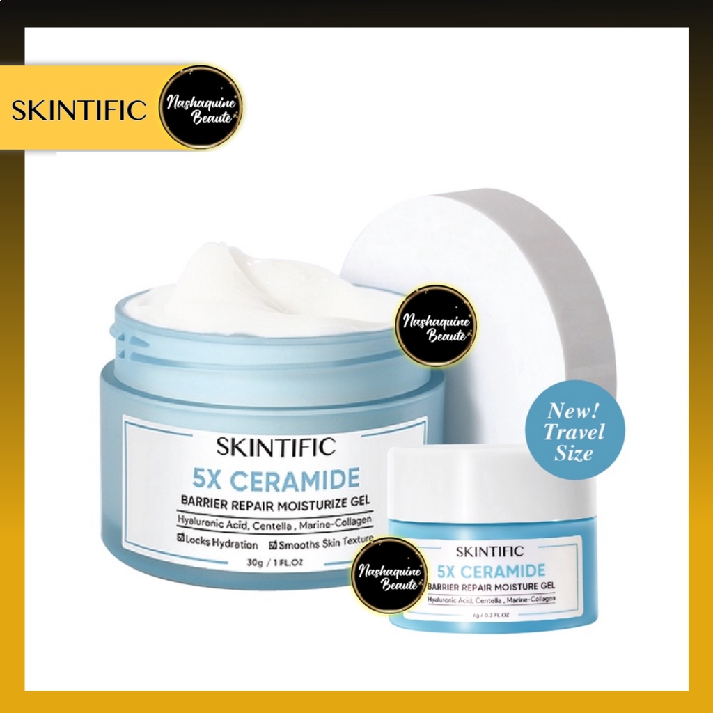 Jual Skintific 5X Ceramide Barrier Repair Moisturize Gel 6gr 30gr 80gr ...
