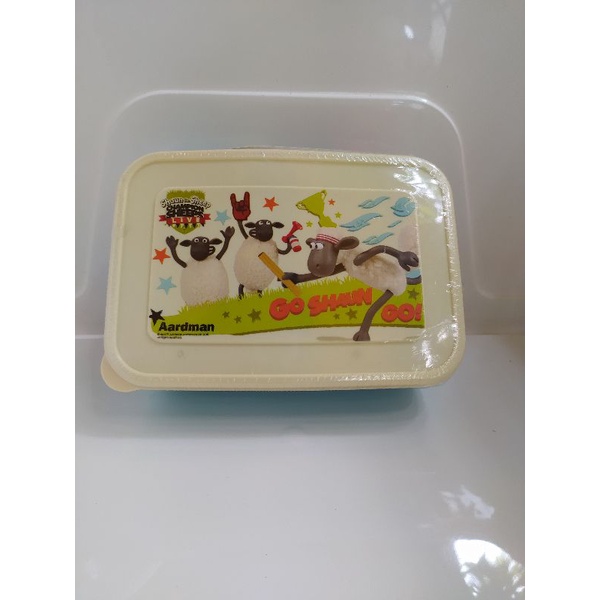 Jual Technoplast tempat makan shaun the sheep lunch box 580 ML | Shopee ...