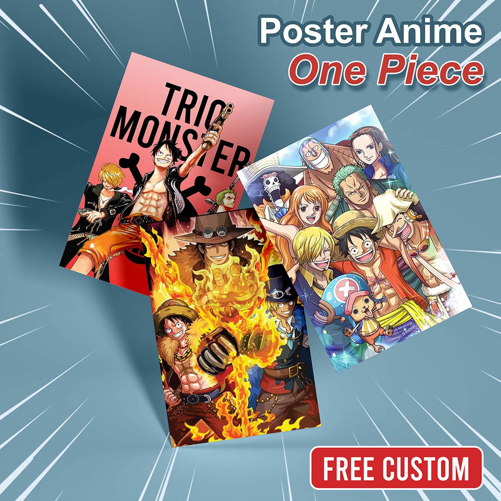 Jual Poster size A3 Anime Paling Lengkap - One Piece (4K) | Shopee ...