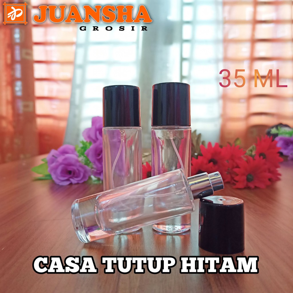 Jual BOTOL PARFUM || CASA DOFF TUTUP HITAM || 35ML SPRAY || DRAT ...