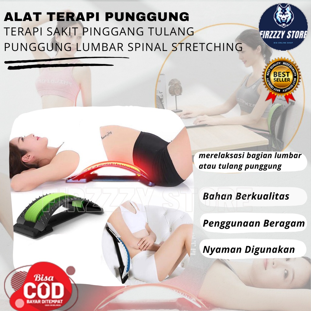 Jual Alat Terapi Punggung Terapi Sakit Pinggang tulang Punggung Lumbar Spinal Stretching ...