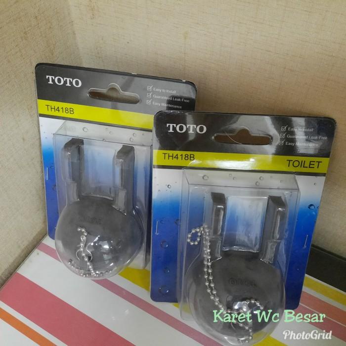 Jual karet WC TOTO besar KARET PELAMPUNG KLOSET / CLOSET 418 | Shopee ...