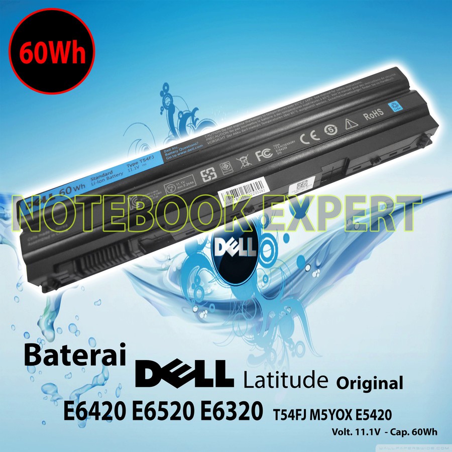Jual Baterai DELL Latitude E6420 E6520 E6320 T54FJ M5YOX E5420 - Ori ...
