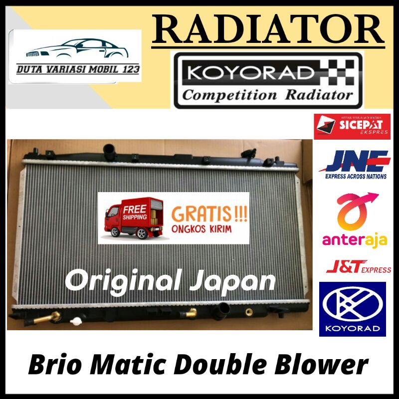 Jual Radiator Honda Brio 1200CC Matic AT Double 2 Blower - KOYORAD ...