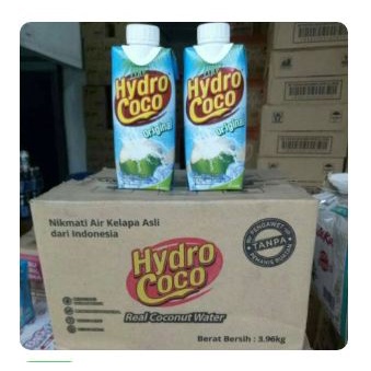 Jual Hydro coco 330ml 1 dus isi 12 pcs pmg | Shopee Indonesia