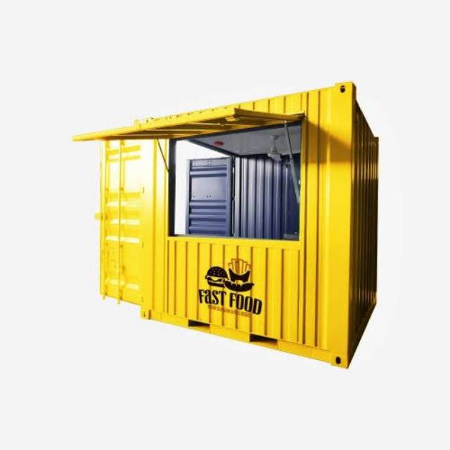 Jual Booth Container Spandek uk 6x3x2,5m | Shopee Indonesia