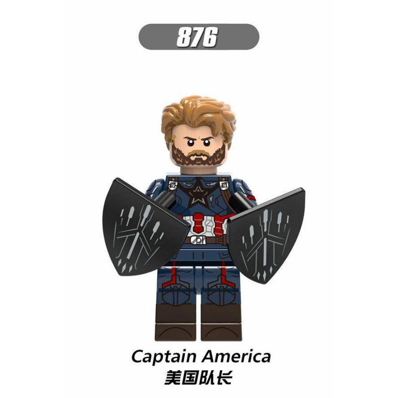 Jual Lego Captain America Unmask Super Hero Marvel Avengers Elmo ...
