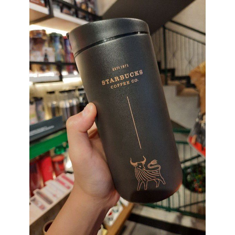Jual Botol minum tumbler Starbucks original Edisi With OX Black Basic ...