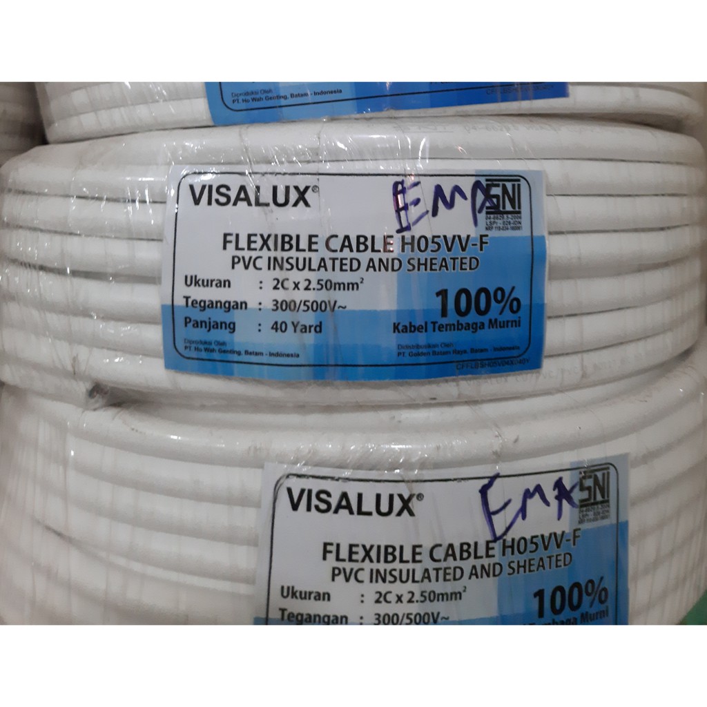 Jual kabel listrik visalux | Shopee Indonesia