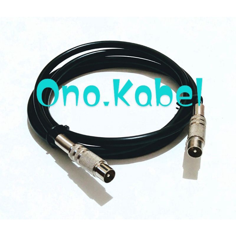 Jual Kabel antena TV Jack Compression Male to Male 1M High Quality | Shopee Indonesia