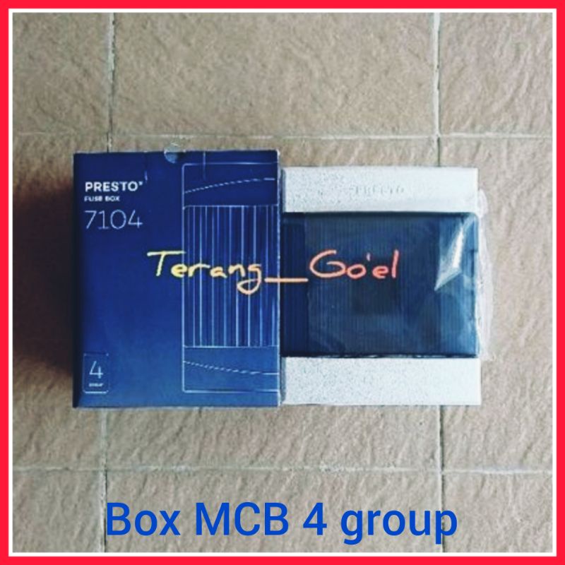 Jual PRESTO BOX MCB 4 GROUP IB HELES / BOX MCB 4 GROUP PRESTO TYPE 7104 ...
