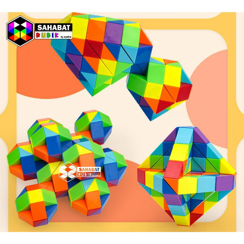 Jual Rubik Snake Dian Sheng / Magic Snake 84, 96, 108, 120, 144, 240 ...