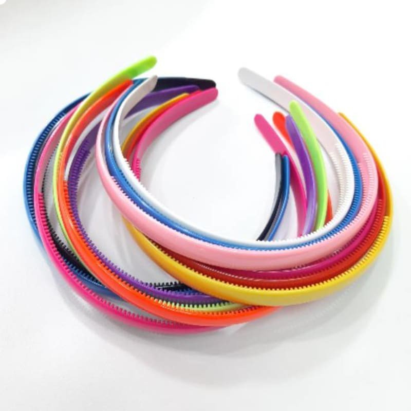 Jual Bando rambut 1pcs Bando Polos 1,3cm Warna Produk Marcella | Shopee ...