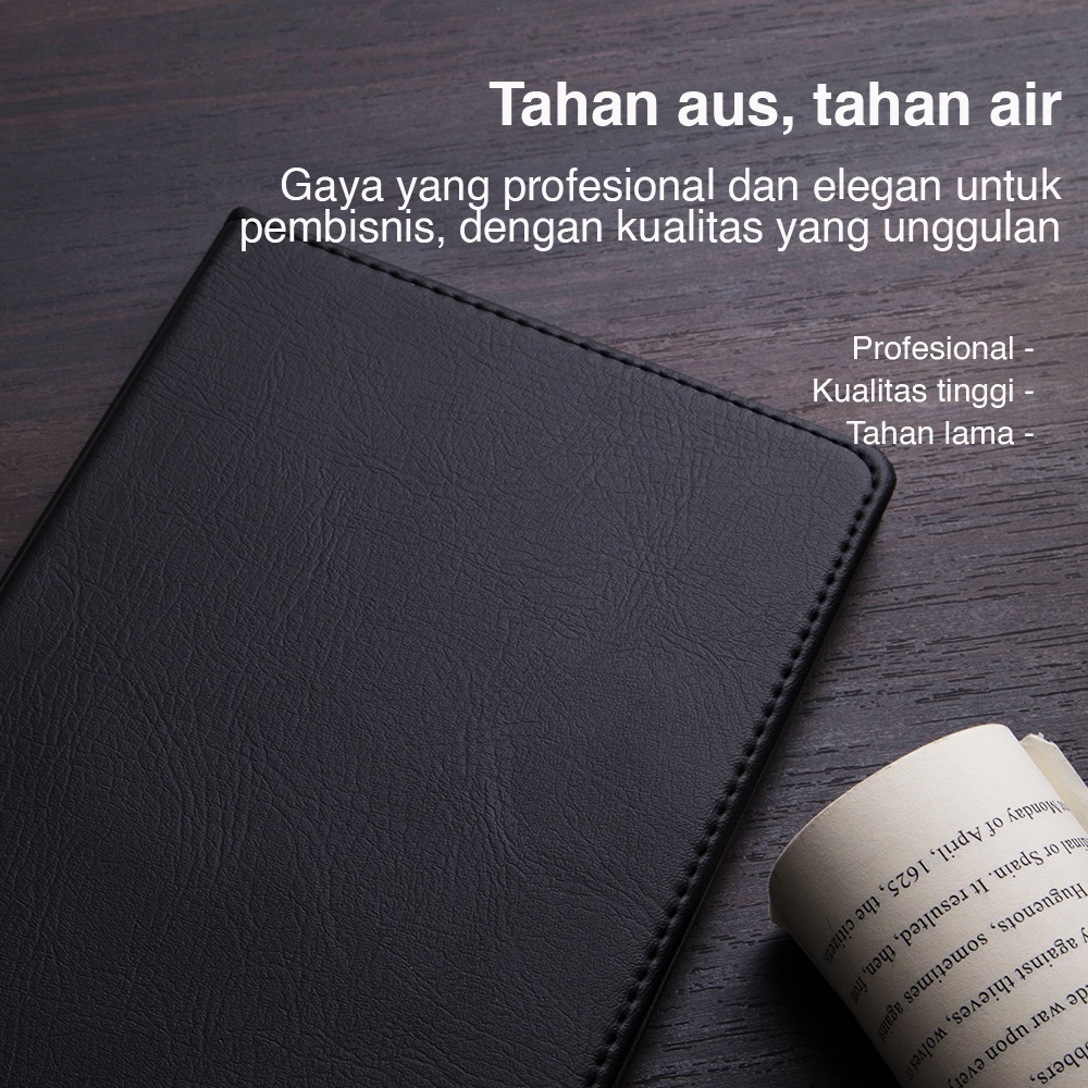 Jual Deli Notebook Buku Catatan Cover Kulit 80/90/120 Lembar, Terdapat ...