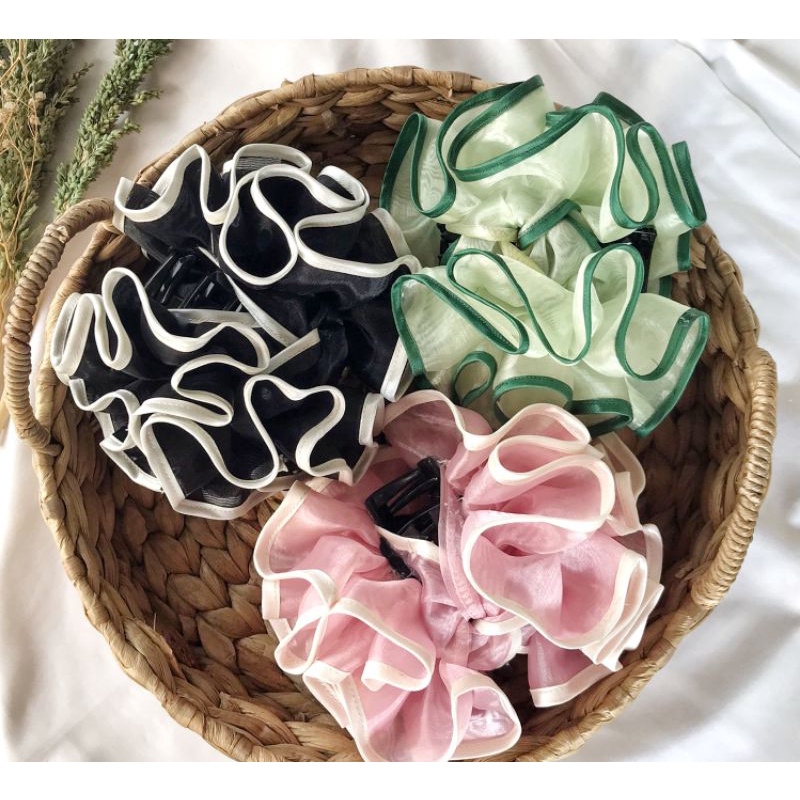 Jual Jepit jepitan hijab anti pusing cempolan ikat rambut hijab jumbo ...