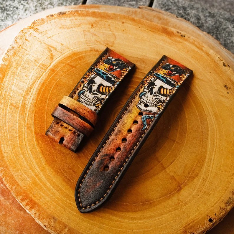 Jual CUSTOM STRAP JAM / STRAP WATCH CUSTOM GENUINE PREMIUM LEATHER ...