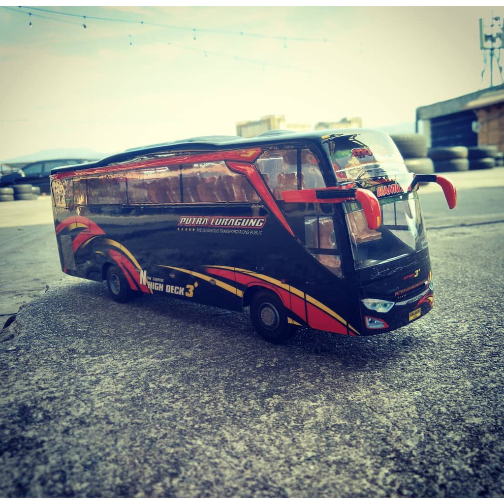 Jual SEGUNDO - Miniatur Bis Indonesia PO Putera Luragung Jetbus SHD3 ...