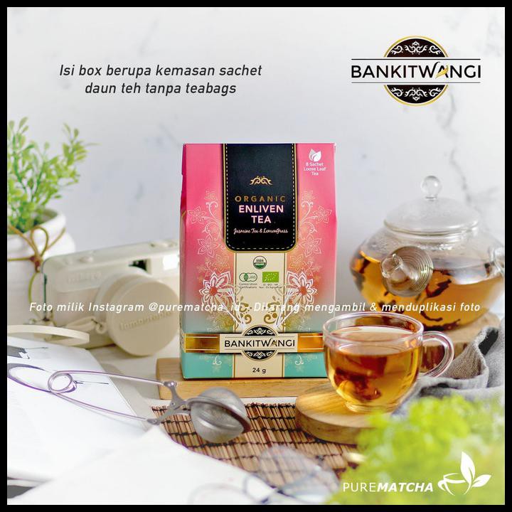Jual Bankit Wangi - Enliven Tea Organic 3Gr Sachet Jasmine Lemongrass ...