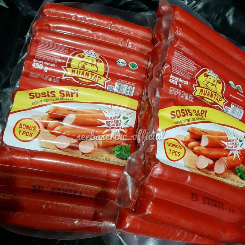 Jual MUANTAP SOSIS SAPI ENAK | SOSIS LEZAT ISI 25Pcs | Shopee Indonesia