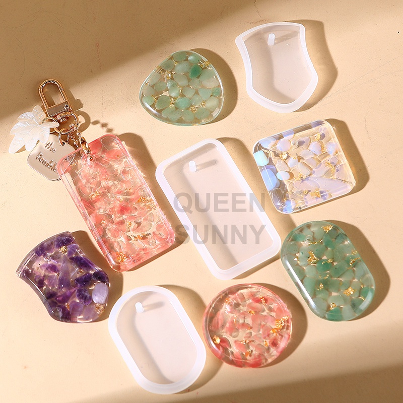 Jual 1pc Cetakan Resin Bentuk Gantungan Kunci Keychain Liontin Pendant ...