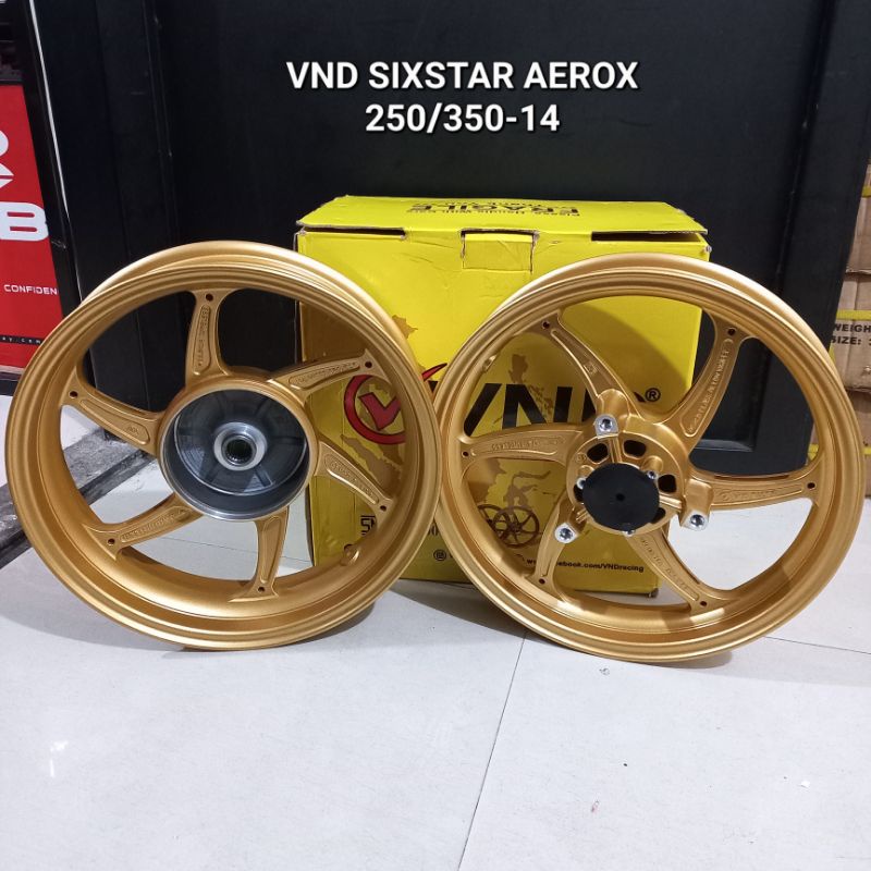 Jual Velg VND Six Star AEROX 250/350-14 Palang 6 | Shopee Indonesia