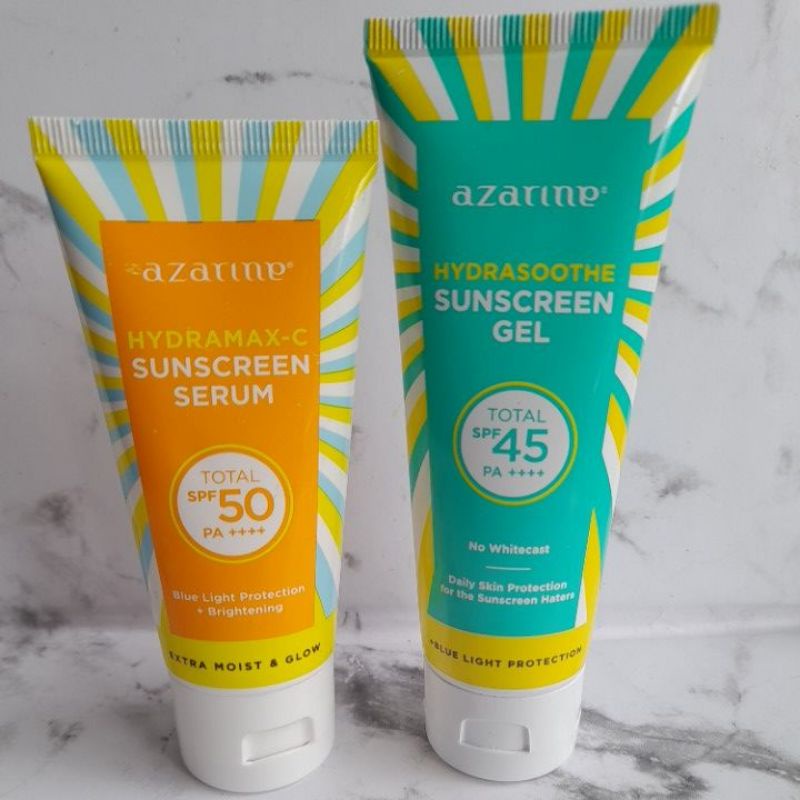 Jual [NEW] AZARINE HYDRASHOOTHE SUNSCREEN GEL SPF45 PA++++ 50ml ...