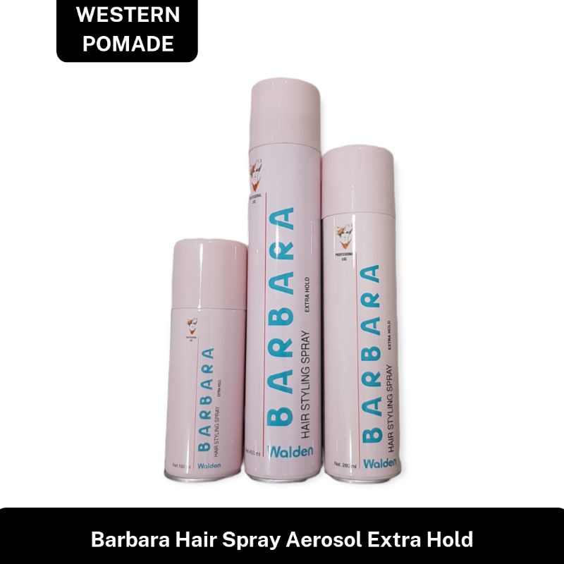 Jual Barbara Hair Spray Aerosol Extra Hold Pink & Merah | Shopee Indonesia