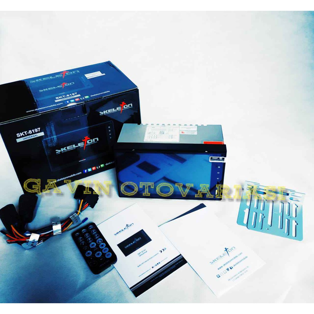 Jual TV Mobil Dobel Din Head Unit Skeleton SKT-8197 7” Full Glass Non ...