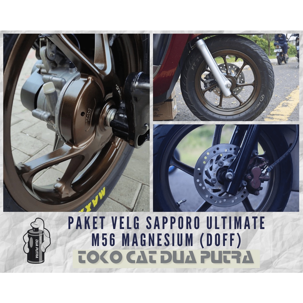 Jual Paket Cat Velg Sapporo Ultimate M56 Magnesium (Doff) | Shopee Indonesia