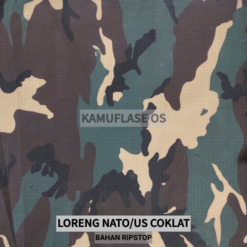 Jual BAHAN KAIN RIPSTOP /TWILL HARGA GROSIR LORENG GURUN MARPAT AD AU ...