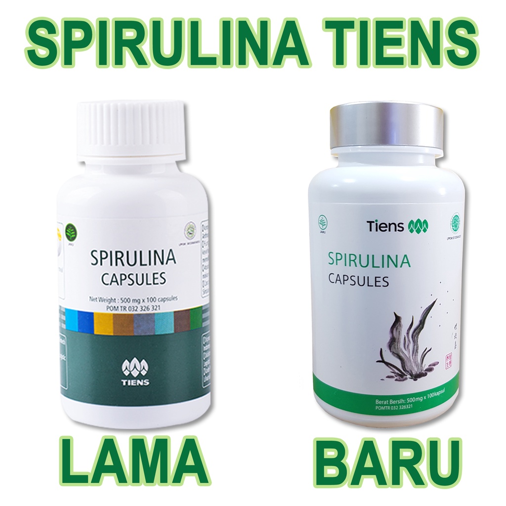 Jual Spirulina Tiens Tianshi Suplemen Protein Vitamin Dewasa & Anak ...