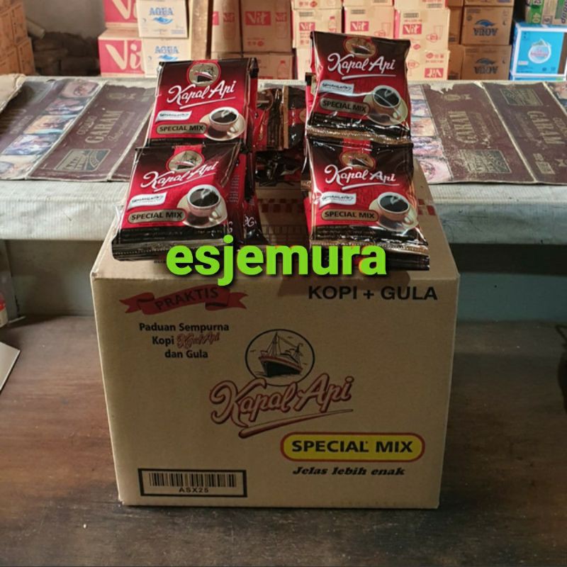 Jual Kopi Kapal Api Gula Spesial Mix per dus | Shopee Indonesia