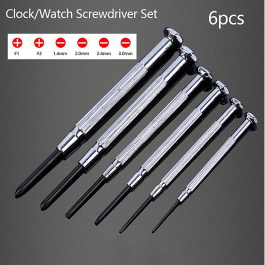 Jual Obeng Kecil HP Jam Tangan Screwdriver Set 6 in 1 Glasses Screw ...