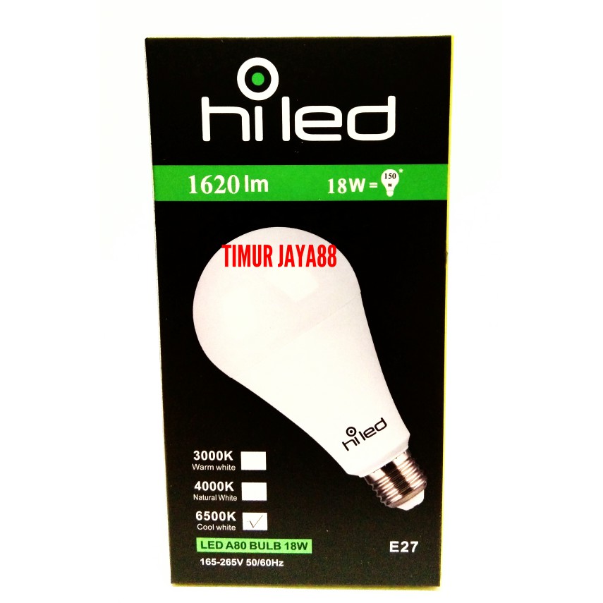 Jual LAMPU LED BULB HI LED HILED BOHLAM LED 18 WATT 18W 18 W BUKAN ...